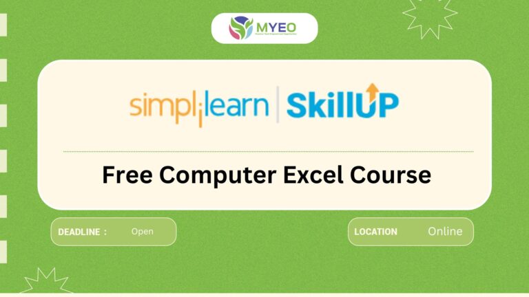 Free Computer Excel Course - MYEO, Myanmar Youth Empowerment Opportunities